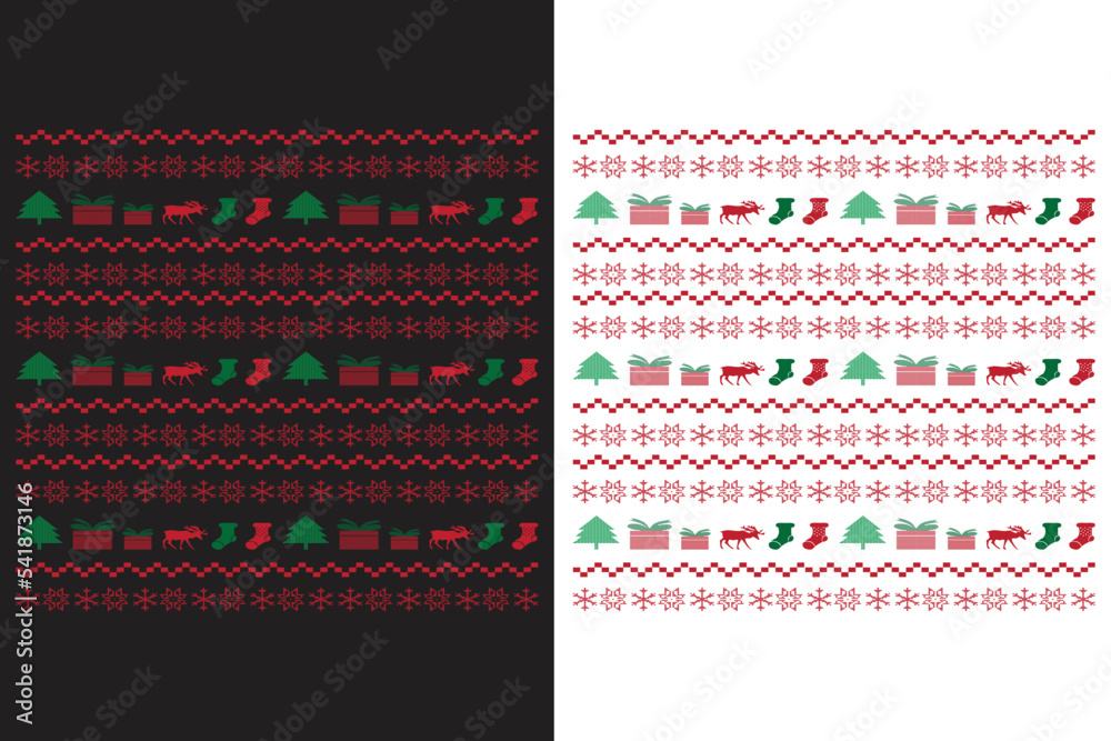sweater seamless pattern vector Stock Vector | Adobe Stock