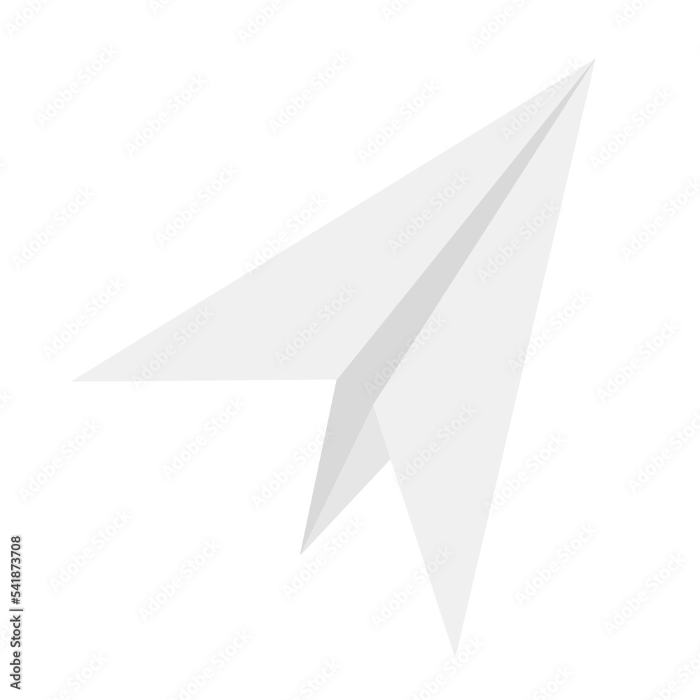 simple paper plane icon, simple concept of paper plane design for icons ...