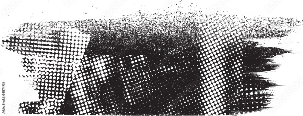 Vecteur Stock Grunge Paint stripe . Vector brush Stroke . Distressed ...