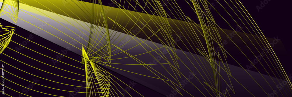Abstract black and yellow background with lines Stock Vector | Adobe Stock