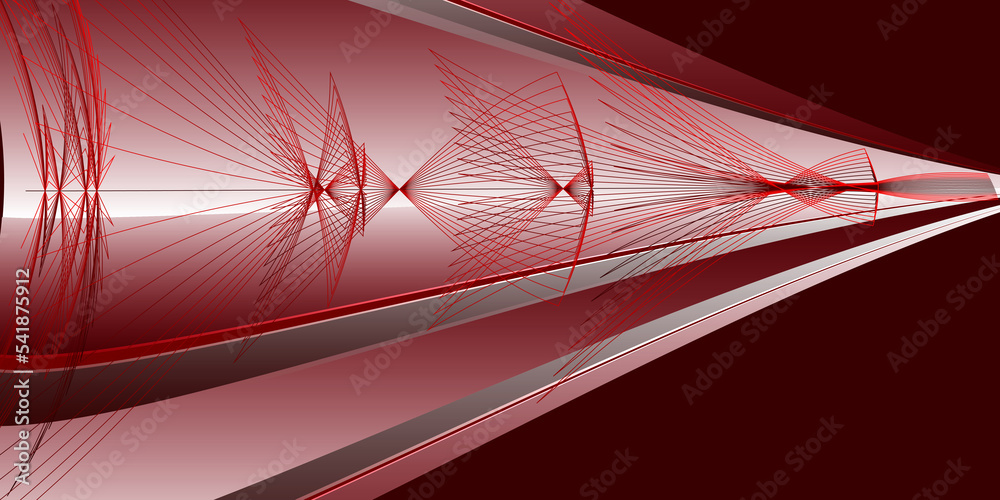 Abstract red background with lines Stock Vector | Adobe Stock