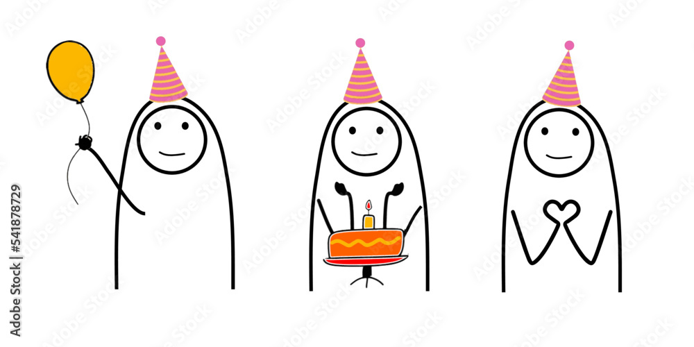Meme internet: flork pack Happy Birthday. Vector stkech. Comic drawing ... Meme internet: flork pack Happy Birthday. Vector stkech. Comic drawing ...