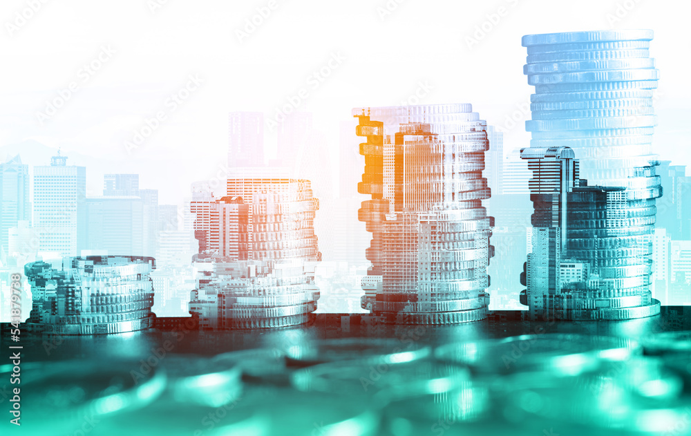 Finance and money technology background concept of business prosperity ...