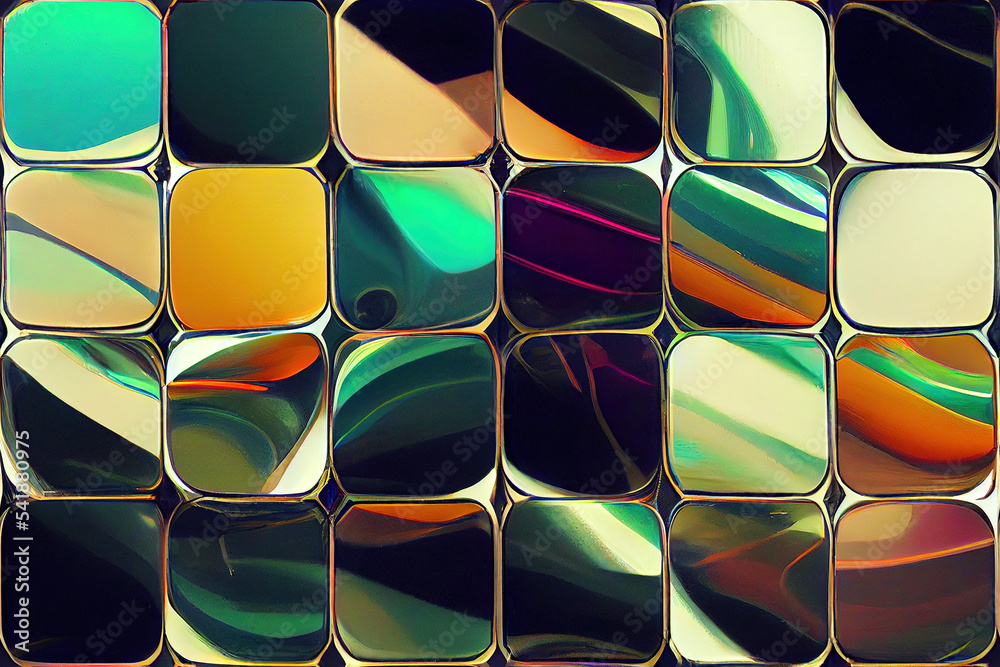 Glass squares seamless pattern Stock-Illustration | Adobe Stock
