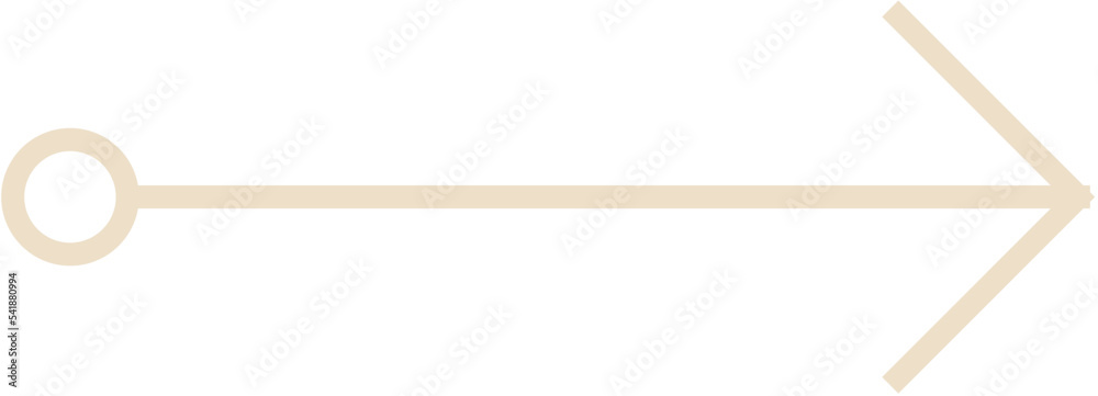 Minimal Thin Arrow Vector Illustration Stock Vector | Adobe Stock