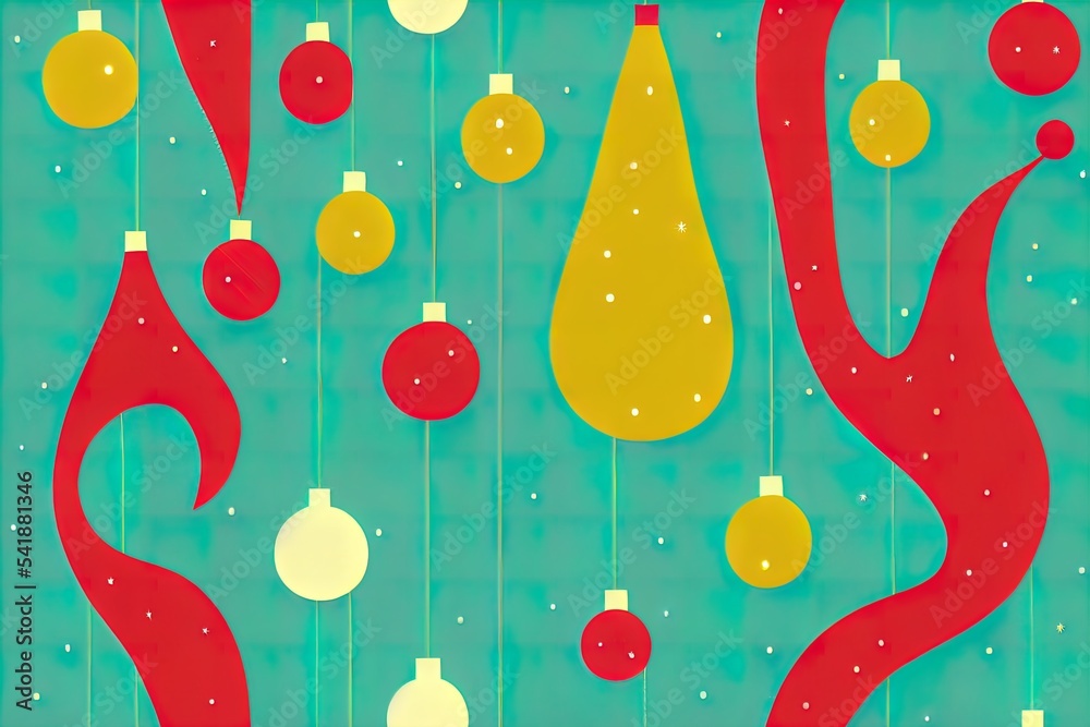 a bunch of colorful decorations with colorful decorations in the ...