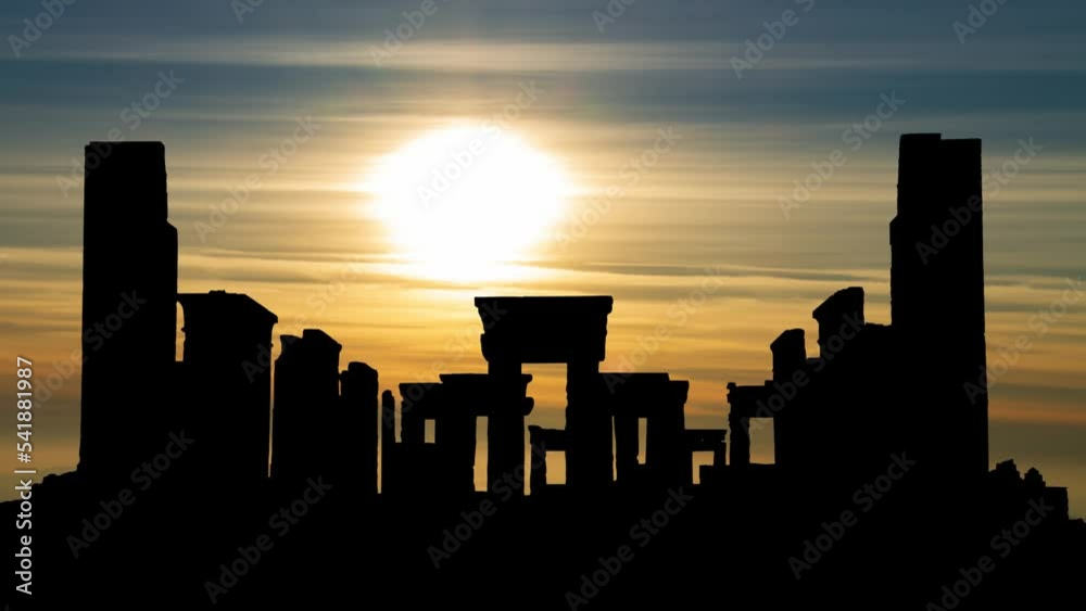The Tachara: Palace of Darius the Great at Persepolis,Time Lapse at ...