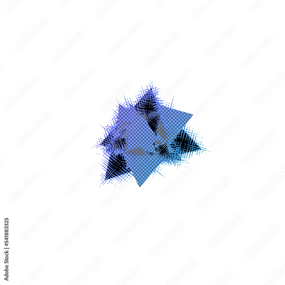 Abstract transparent glitch art texture element. Stock Illustration ...