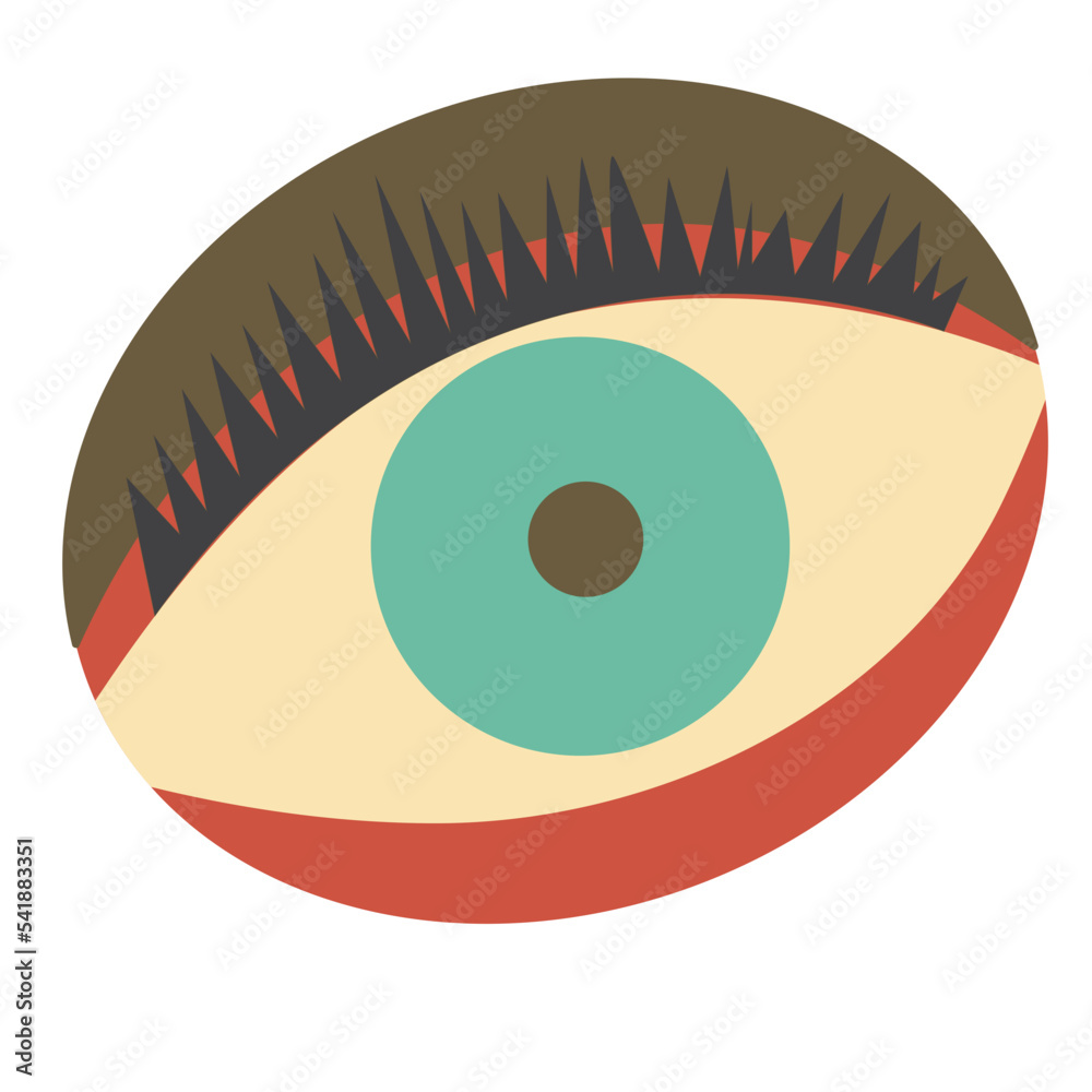 Retro Design Element Illustration Stock Vector | Adobe Stock