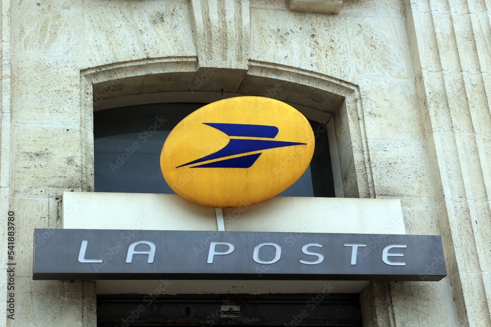 Enseigne La Poste Stock Photo | Adobe Stock