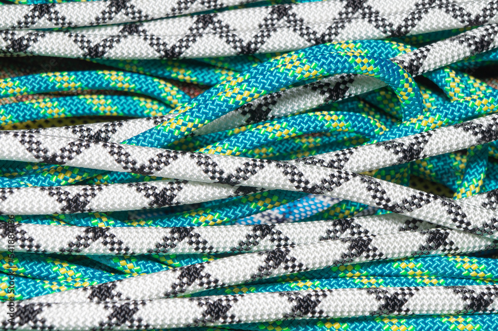 Climbing colorful rope as a background Stock Photo | Adobe Stock
