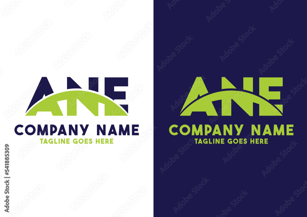 Letter AN logo design vector template, AN logo Stock Vector | Adobe Stock