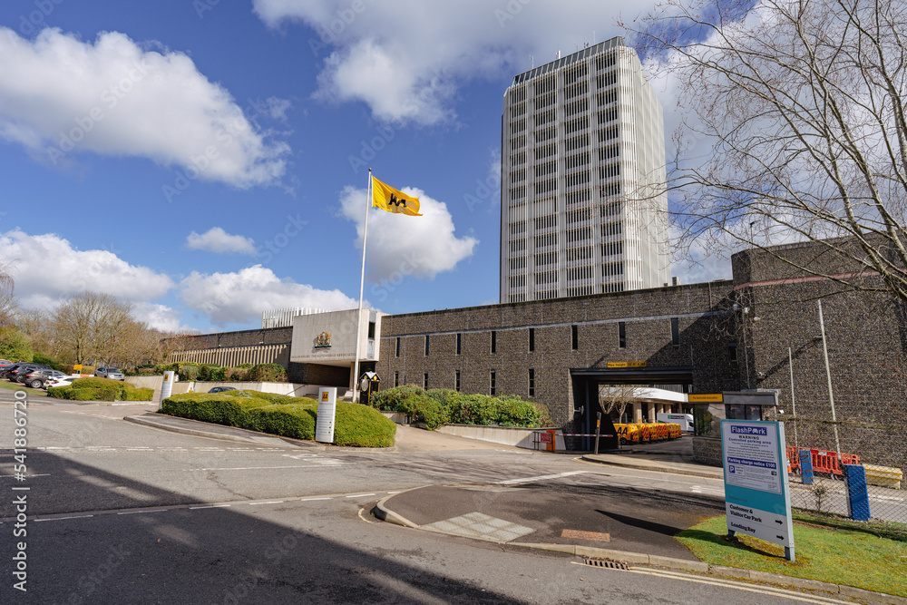 The AA Head Office, Fanum House, Basing View. Basingstoke, United ...