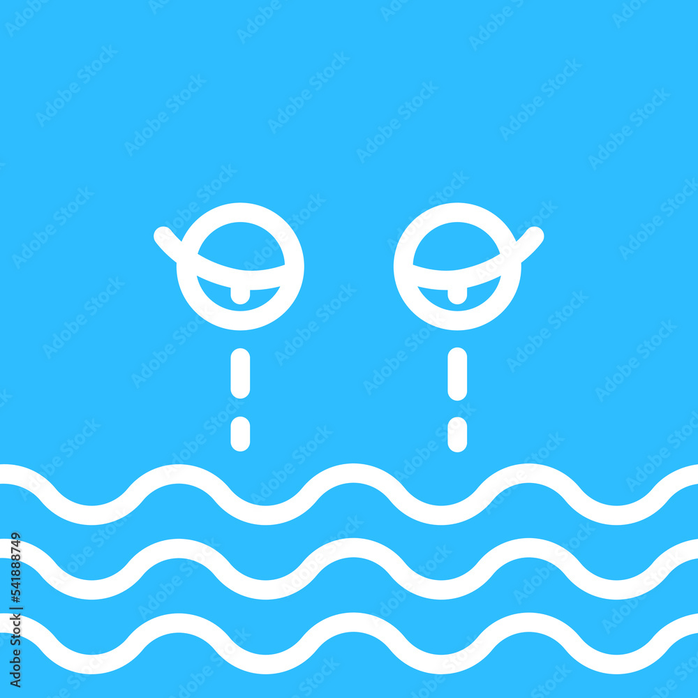 flat vector image, emotion tears icon Stock Vector | Adobe Stock
