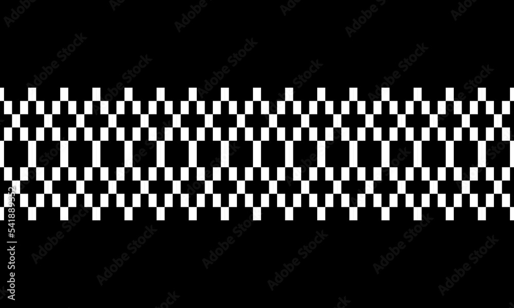Seamless Motif Pattern Arranged of Rectangle Composition for Ornate ...