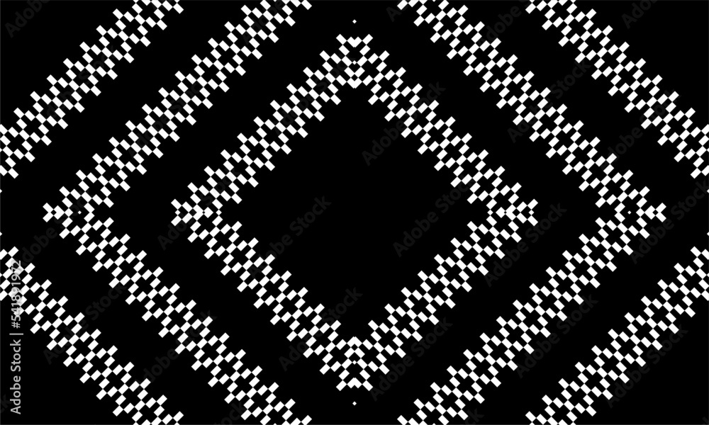 Seamless Motif Pattern Arranged of Rectangle Composition for Ornate ...