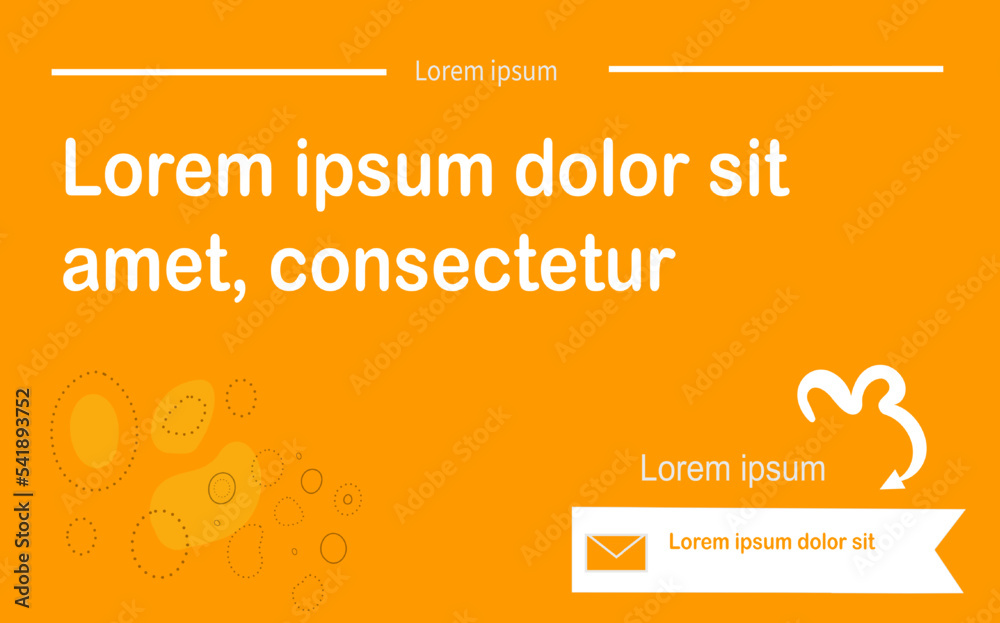 Social media post template, editable web banner template with default ...