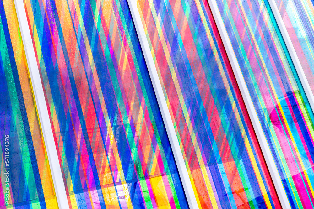 Beautiful Coloured Lines Stock イラスト | Adobe Stock