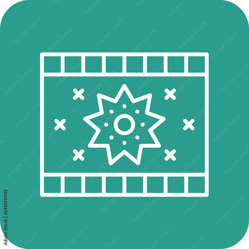 Special Effects Line Round Corner Background Icon Stock Vector | Adobe ...