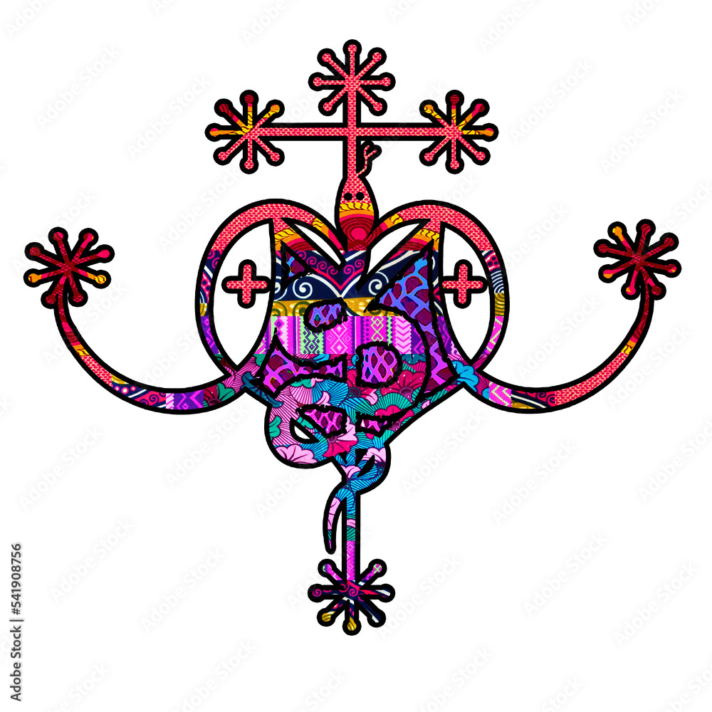 Marie Laveau Veve Sigil Stock Illustration | Adobe Stock