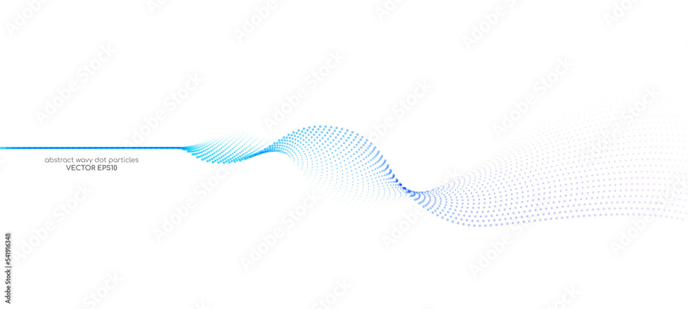 Flowing particles wave pattern colorful gradient blue purple pink ...