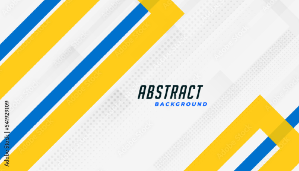 white background with blue yellow lines Stock Vector | Adobe Stock