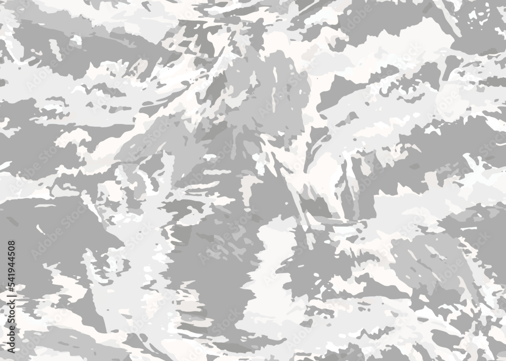 Full seamless gray military camouflage texture pattern vector. Black ...