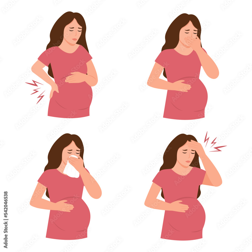 .Pregnancy symptoms. Different types of discomfort during pregnancy ...
