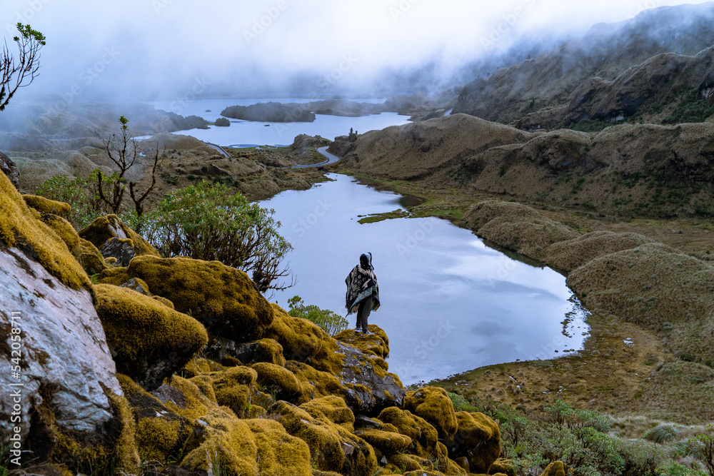 Magical and mysterious lagoons in Ecuador, Atillo lagoons Stock Photo ...