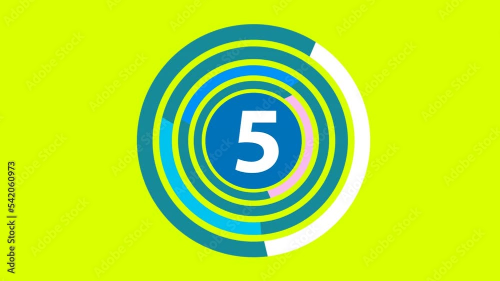 Countdown Timer Green Screen Untdown To Zero 2d Motion
