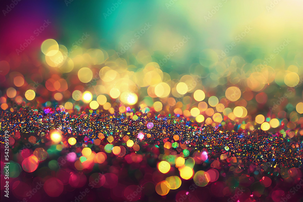 Colorful shiny background glitter sparkles bokeh lights Stock ...