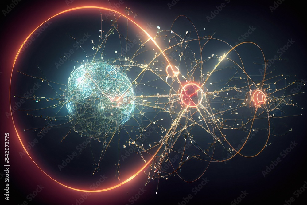 Cybernetic entanglement of electrons to connected to a central ...