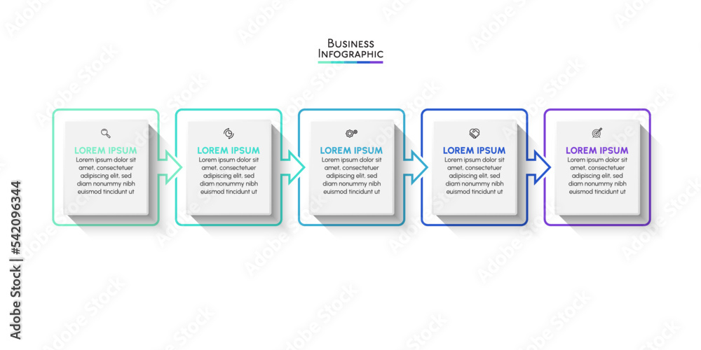 Business data visualization. timeline infographic icons designed for ...