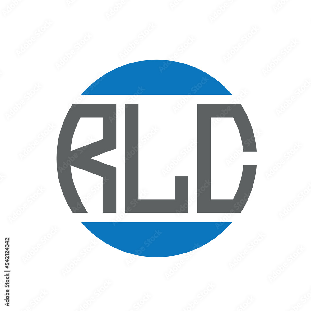 RLC letter logo design on white background. RLC creative initials ...