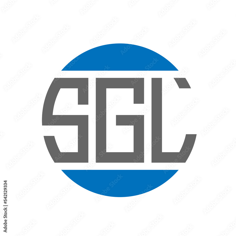 SGL letter logo design on white background. SGL creative initials ...