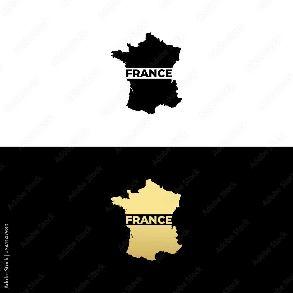 France Logo Vector or Simple France Logo Vector Isolated. Simple logo ...
