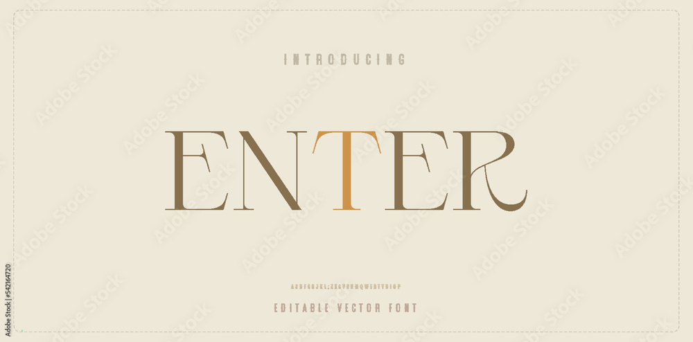 Enter text elegant alphabet letters font template. Classic Lettering ...