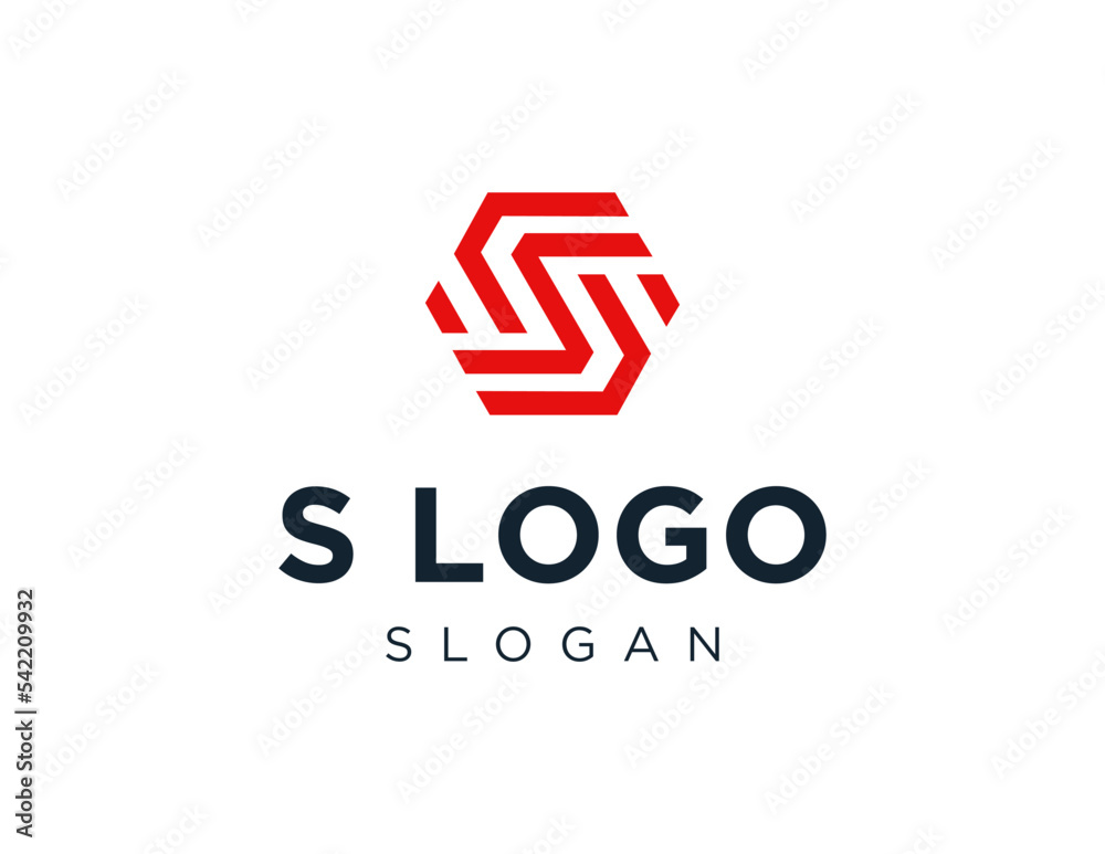 Logo design about S letter on a white background. made using the ...