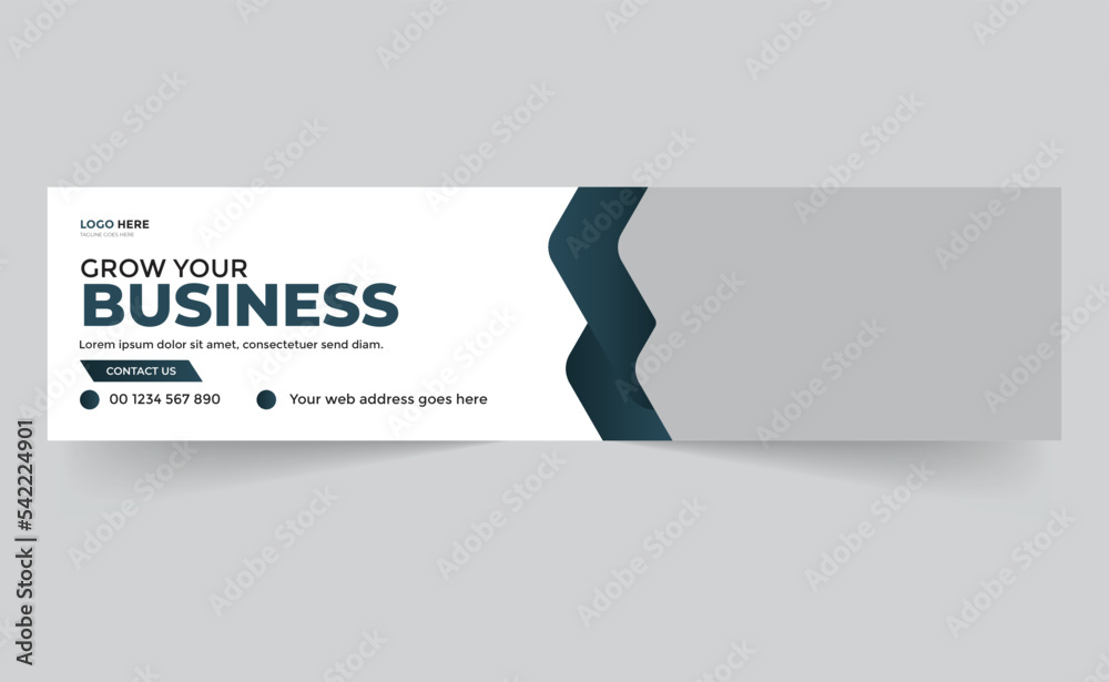 Linkedin banner professional career banner design Stock Vector | Adobe ...