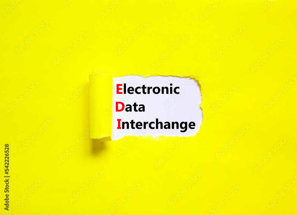 EDI electronic data interchange symbol. Concept words EDI electronic ... EDI electronic data interchange symbol. Concept words EDI electronic ...