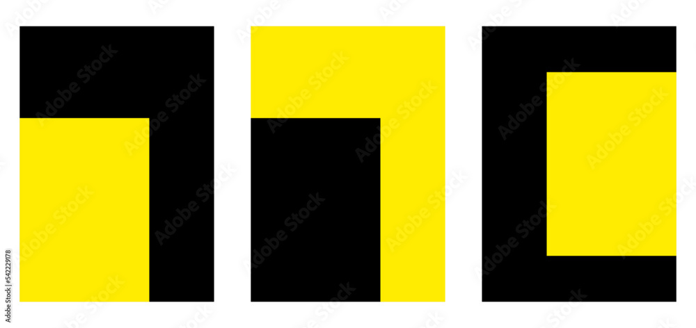 Geometric background for design. Flyer, booklet, business card design. Editable file, color ...