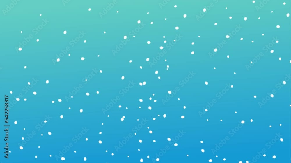 Snowfall, Snow background and 2d animation, large snowy particles ...