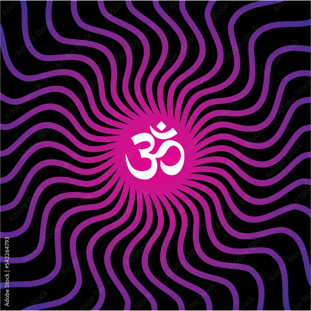 Openwork square elegant mandala in red and purple colors on a black ...