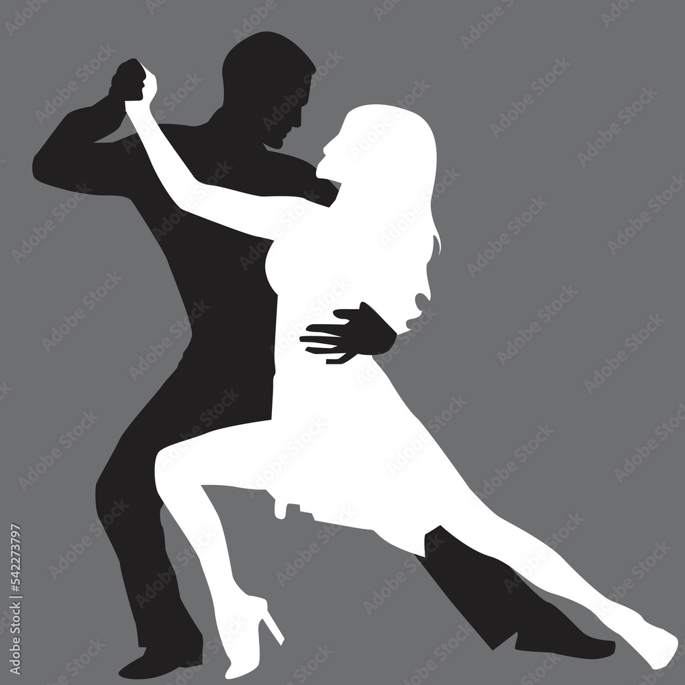 Ballroom Dancing Dip Silhouette