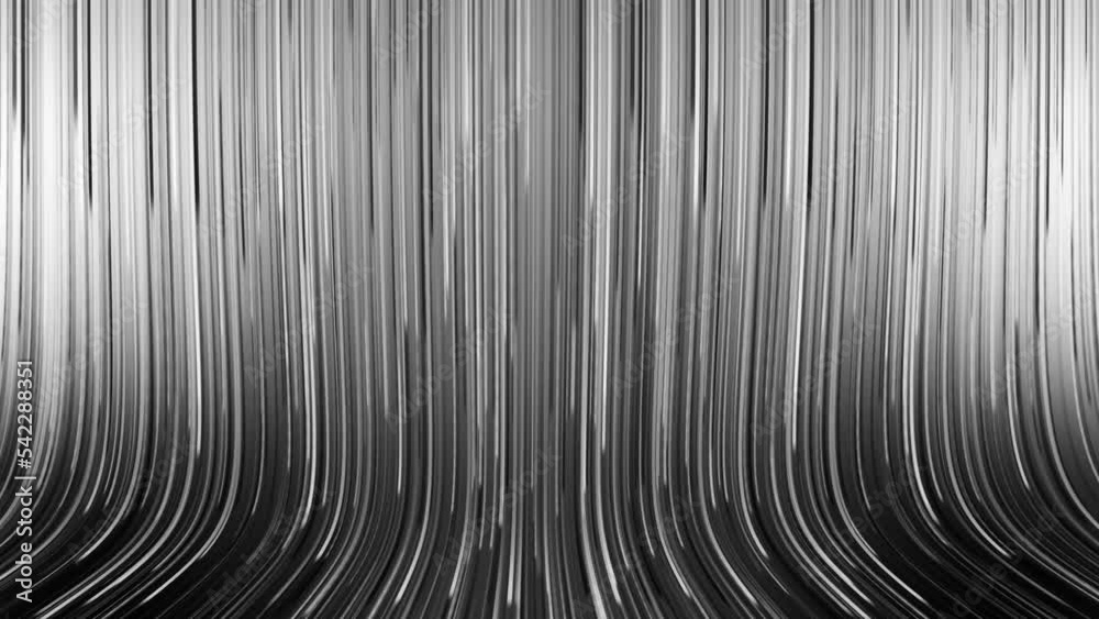 White Black Waterfall Stage Background Loop. Juicy Dynamic Cascade ...