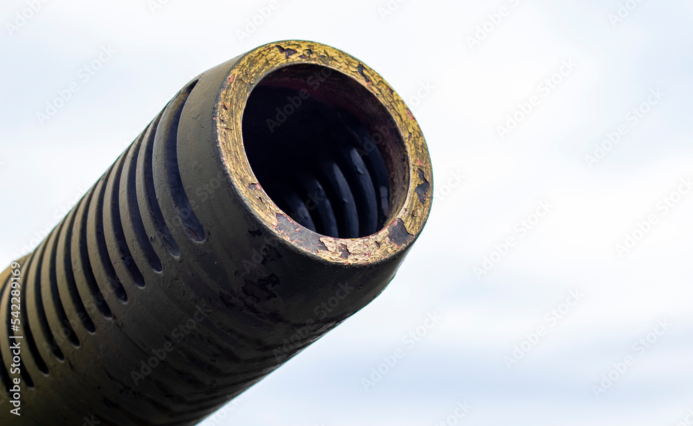 Heavy artillery of World War II, Soviet howitzer gun ML-20. Caliber 152 ...