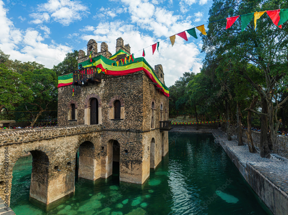 Emperor Fasilides Bath is one of Gondar's important World Heritage ...