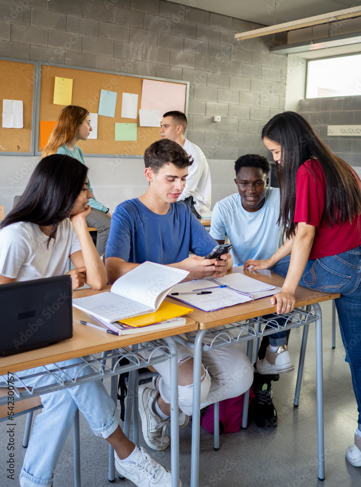 Students Talking In Class