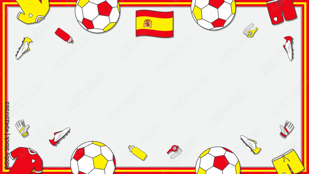 Football Background Design Template. Football Cartoon Vector ...