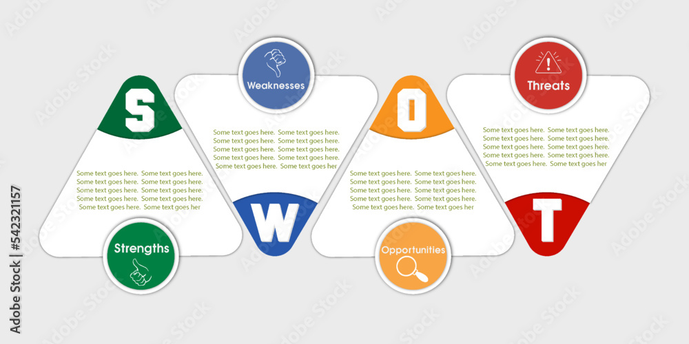 Swot-Analysis-Flat-Design-Infographic Stock Vector | Adobe Stock